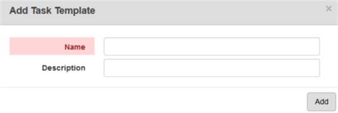 Add Or Edit A Task Template