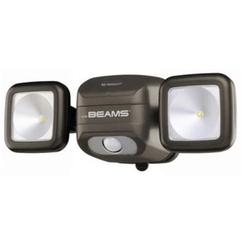 Mr Beams Netbright Motion Sensing Battery Powered Led Black Spotlight