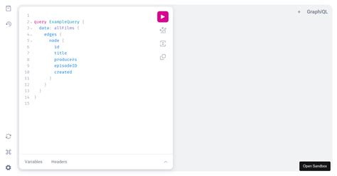 Graphiql Js Next Example Forked Codesandbox