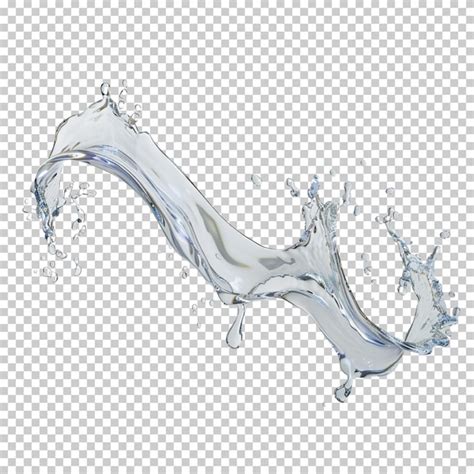 Premium PSD World Water Day Blue Water Wave With Bubbles Soapy Water