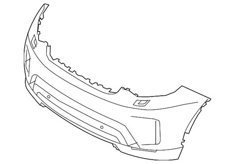 2017-2019 Land Rover Discovery Bumper Cover LR082825 | JaguarParts.com