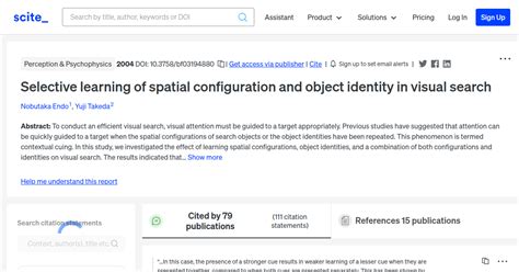 Selective Learning Of Spatial Configuration And Object Identity In Visual Search