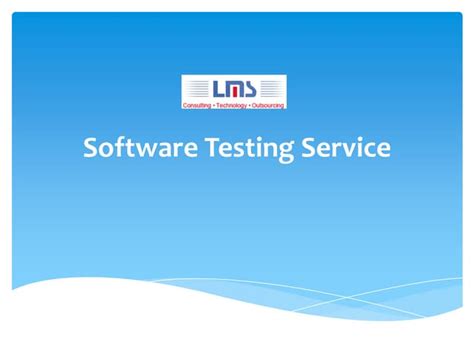 Lms Testing Services Pptx