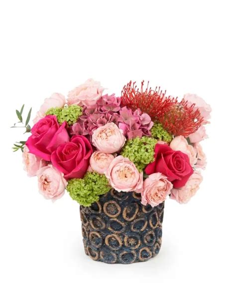 Order Color Craze On A Vase Bouquet In Dubai Darcey Flowers