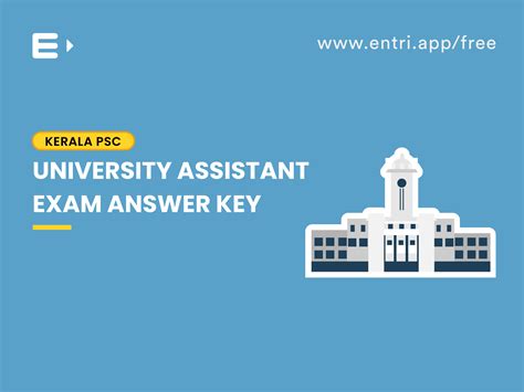 Kerala Psc University Assistant Exam Answer Key 15 06 2019