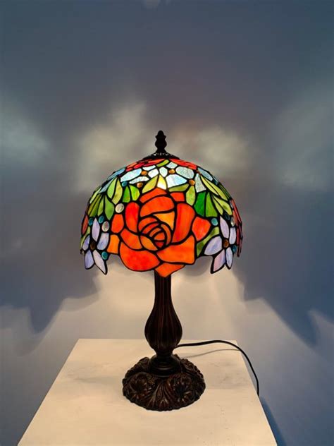Stile Tiffany Desk Lamp Table Lamp Stained Glass Catawiki