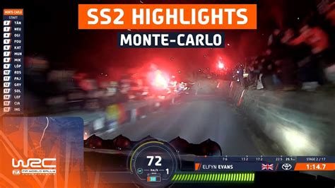 Ss2 Stage Highlights Wrc Rallye Monte Carlo 2024 Youtube