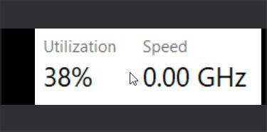 Task Manager Doesn T Display Cpu Speed Solved Windows Forums