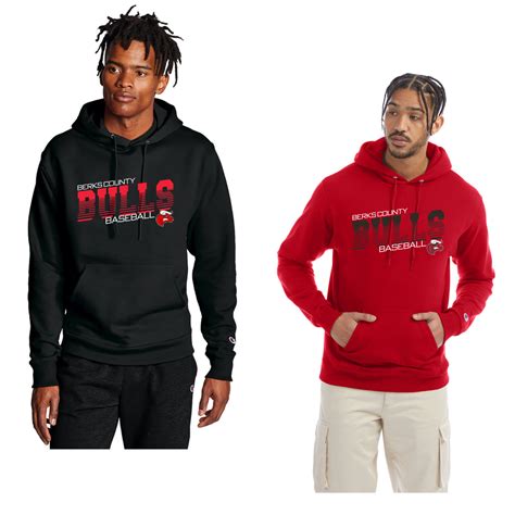 Berks County Bulls Champion Powerblend Hoody Sneaker Villa