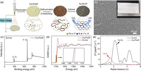 文章推介——利用pvdf的交联骨架及与金属离子配位作用制备fe单原子自支撑电极 济南大学前沿交叉科学研究院