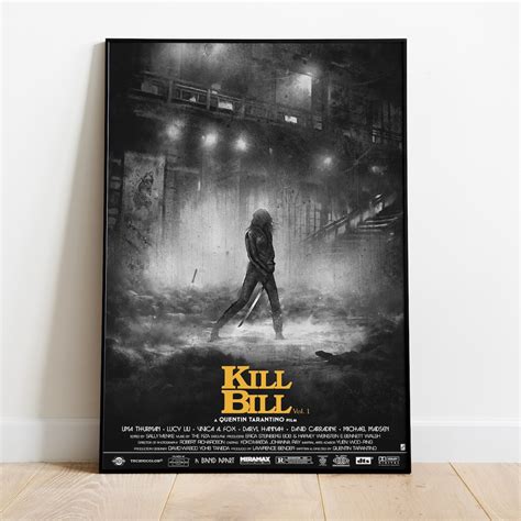 Kill Bill Poster Movie Print Wall Art T For Film Fans Etsy