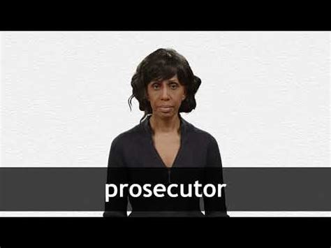 PROSECUTOR Definition And Meaning Collins English Dictionary