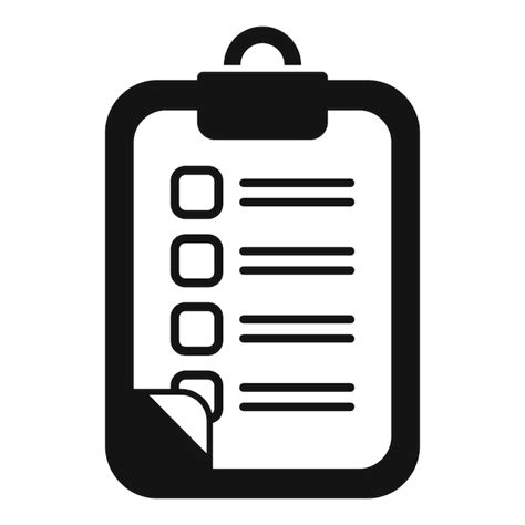 Premium Vector Clipboard Data Form Icon Simple Vector Account Form