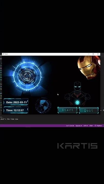 Create A New Window For Jarvis Commanding Like A Boss New Jarvis Gui