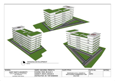 Massing Cacliong Architecture Massing Development Scale School