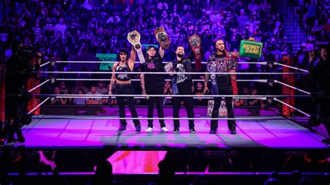 Finn Bálor Damian Priest Rhea Ripley And Dominik Mysterio Monday Night Raw September 4