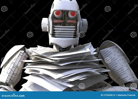 android robot for working with archive documents neural network ai