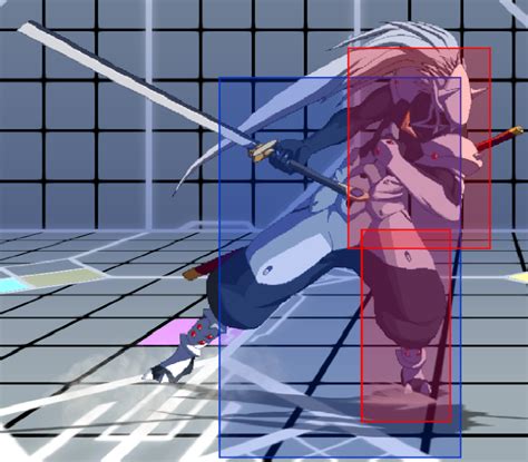 File BBTAG Hakumen 5AA Hitbox Png Dustloop Wiki