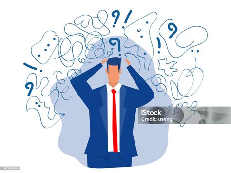 ビジネスマンは強迫観念に苦しんでいます頭痛未解決の問題心理的トラウマ鬱病精神的ストレスパニック精神障害イラストフラットベクターイラスト