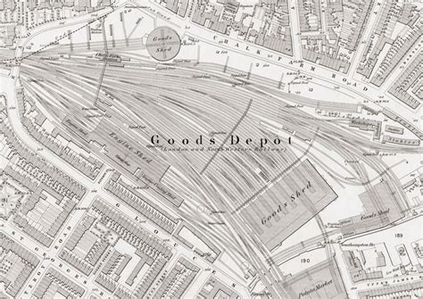 London 1872 Ordnance Survey Map Sheet Xvi St Pancras I Love Maps