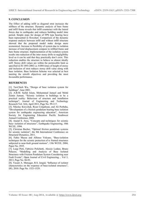 Seismic Performance Of Friction Pendulum Bearing By Considering Storey Drift And Lateral