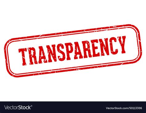 Transparency Stamp Transparency Rectangular Stamp Vector Image