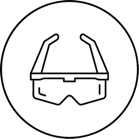 Premium Vector Safety Glasses Icon