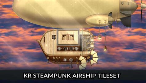 New Releases KR Steampunk Airship Tileset Retro RPG SFX Pack The