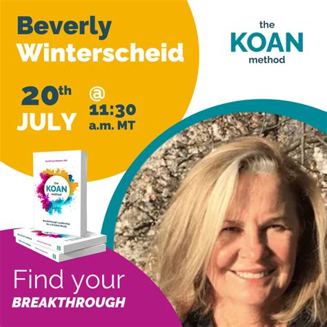 KOAN Conversations A Breakthrough Leadership Series Featuring Beverly