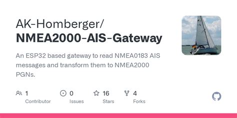 GitHub AK Homberger NMEA AIS Gateway An ESP Based Gateway To Read NMEA AIS Messages