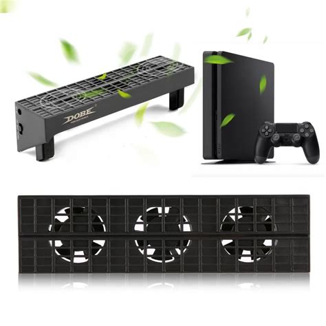 Cooling Fan Usb External Super Turbo Intelligent Temperature Cooler Heat Exhauster For Ps4 Slim