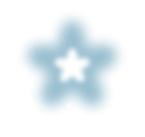 Blue White Star Two Cute Kawaii Aesthetic Trending Blur Adorable D