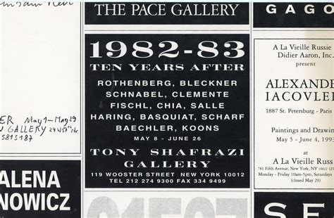 Gallery 98 Group Show With Keith Haring Jean Michel Basquiat Andy