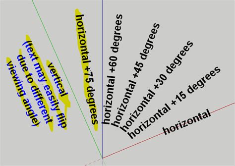 Rotating Text Degrees Sketchup Sketchup Community