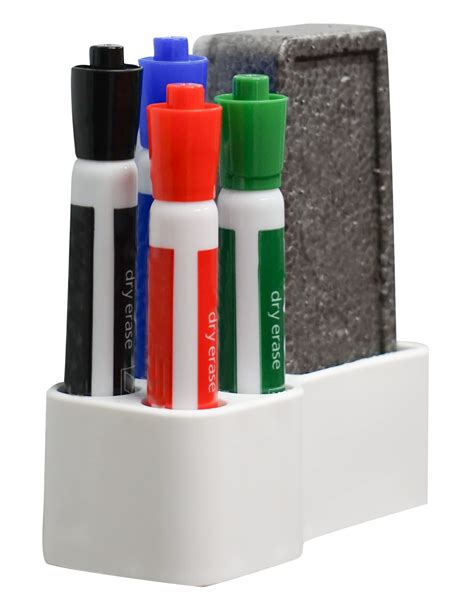 Buy Storage Theory Pack Dry Erase Board Marker And Eraser Holder Peel Stick No