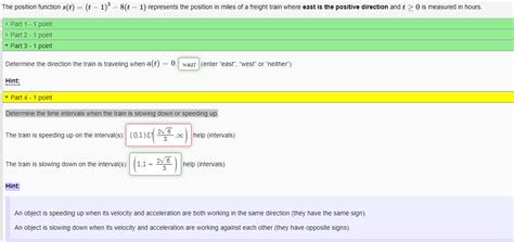 Solved The Position Function S T T−1 3−8 T−1 Represents
