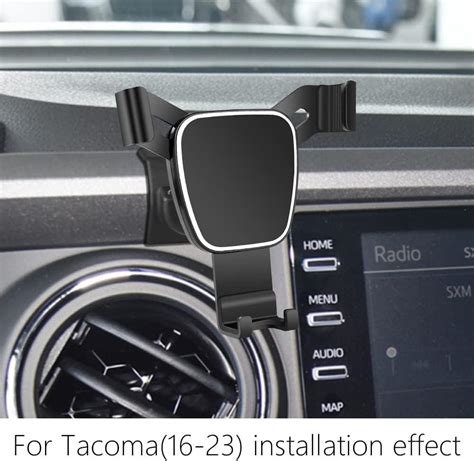 LUNQIN Car Phone Holder For Toyota Tacoma 2016 2017 2018 2019 2020 2021