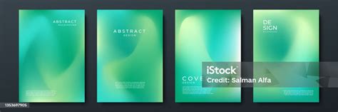 현대 추상 흐린 색상 그라데이션 패턴으로 설정된 흐린 배경입니다 브로셔 포스터 배너 전단지 및 카드를 위한 부드러운 템플릿 컬렉션 벡터 그림입니다 0명에 대한 스톡 벡터