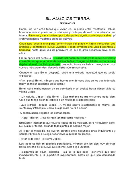 El Alud De Tierra Pdf