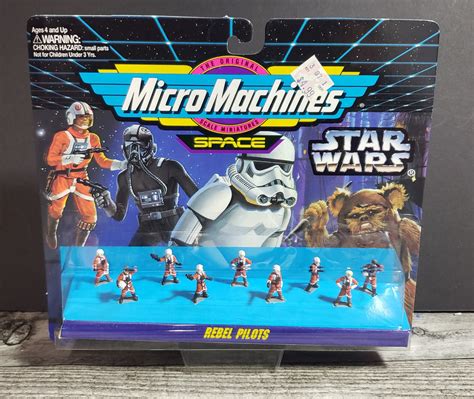 Star Wars Vintage 1994 Micro Machines Collection Rebel Pilots New In