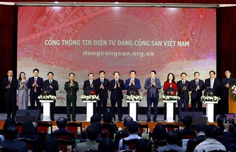 Communist Party of Việt Nam s information portal launched