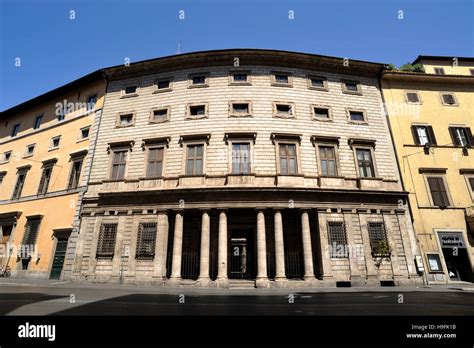Italy Rome Palazzo Massimo Alle Colonne Renaissance Palace Stock