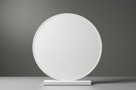 Premium Photo Minimalistic Stand Ideal Canvas For Product Placement