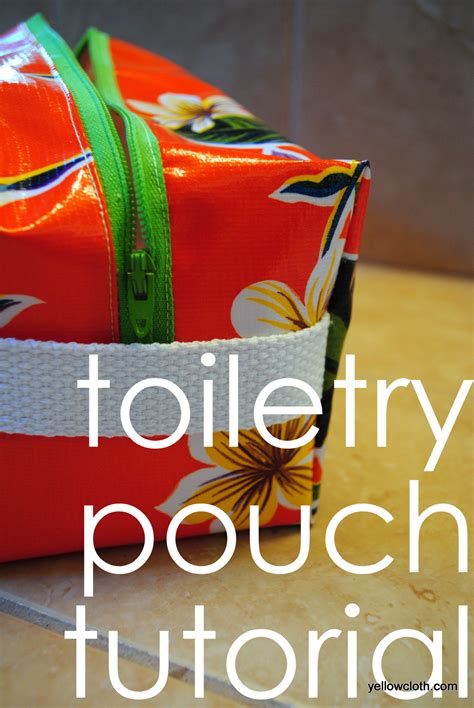 Boxy Travel Toiletry Bag Tutorial ~ Diy Tutorial Ideas