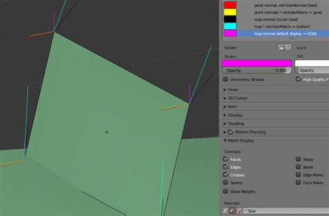 Python How Can I Access The Values Set Via Normals Split Custom Set