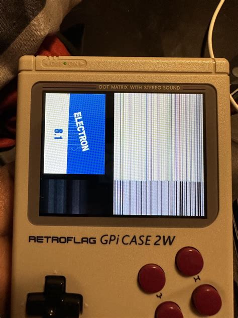 Anyone Else This Screen Issue With Their Gpi Case 2w Its Sideways And