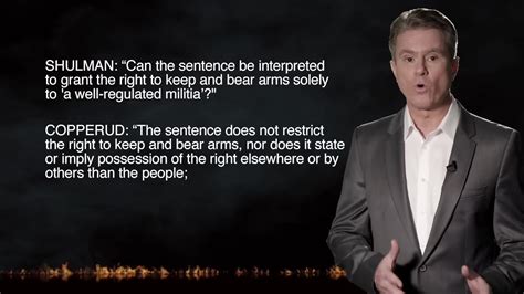 English Language Expert On The Meaning Of The Second Amendment