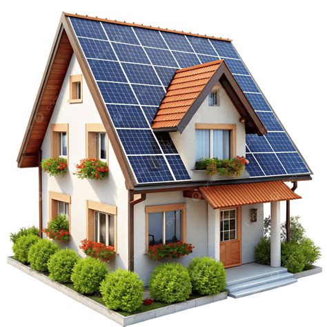 태양광 패널을 갖춘 친환경 주택 친환경 주택 태양광 패널 태양광 패널 친환경 집 지속 가능한 주택 태양 전지판 Png 일러스트 및 이미지 에 대한 무료 다운로드