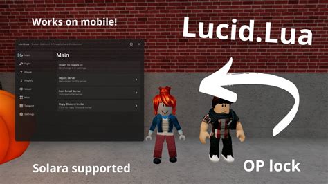 The Best Lock Script Mobile Pc Lucid Lua Solara Supported Youtube