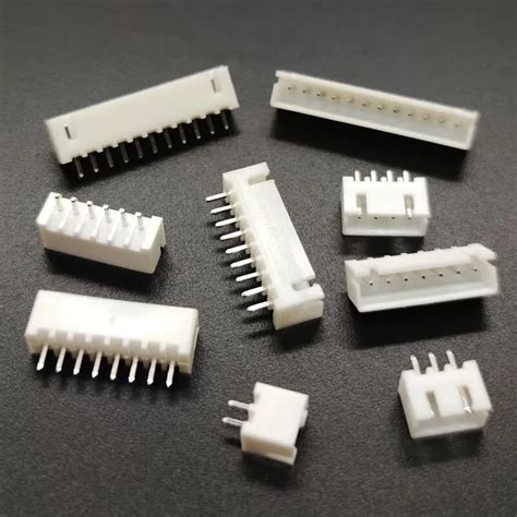 Straight Pcb Header Connector 6 Pins Grid Size 2 54 Xh2 54mm Otronic